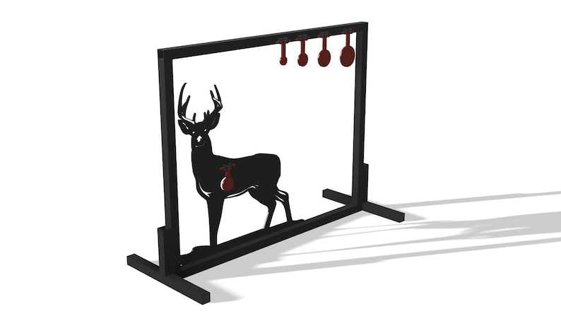 Deer Shooting Target DXF & Blueprints - Etsy