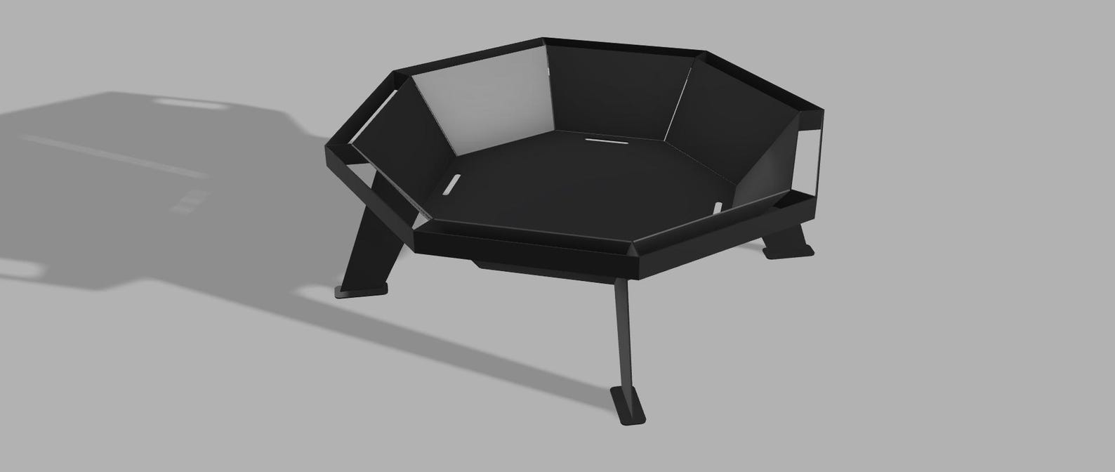 Basic Octagon Fire Pit DXF & Blueprints - Etsy