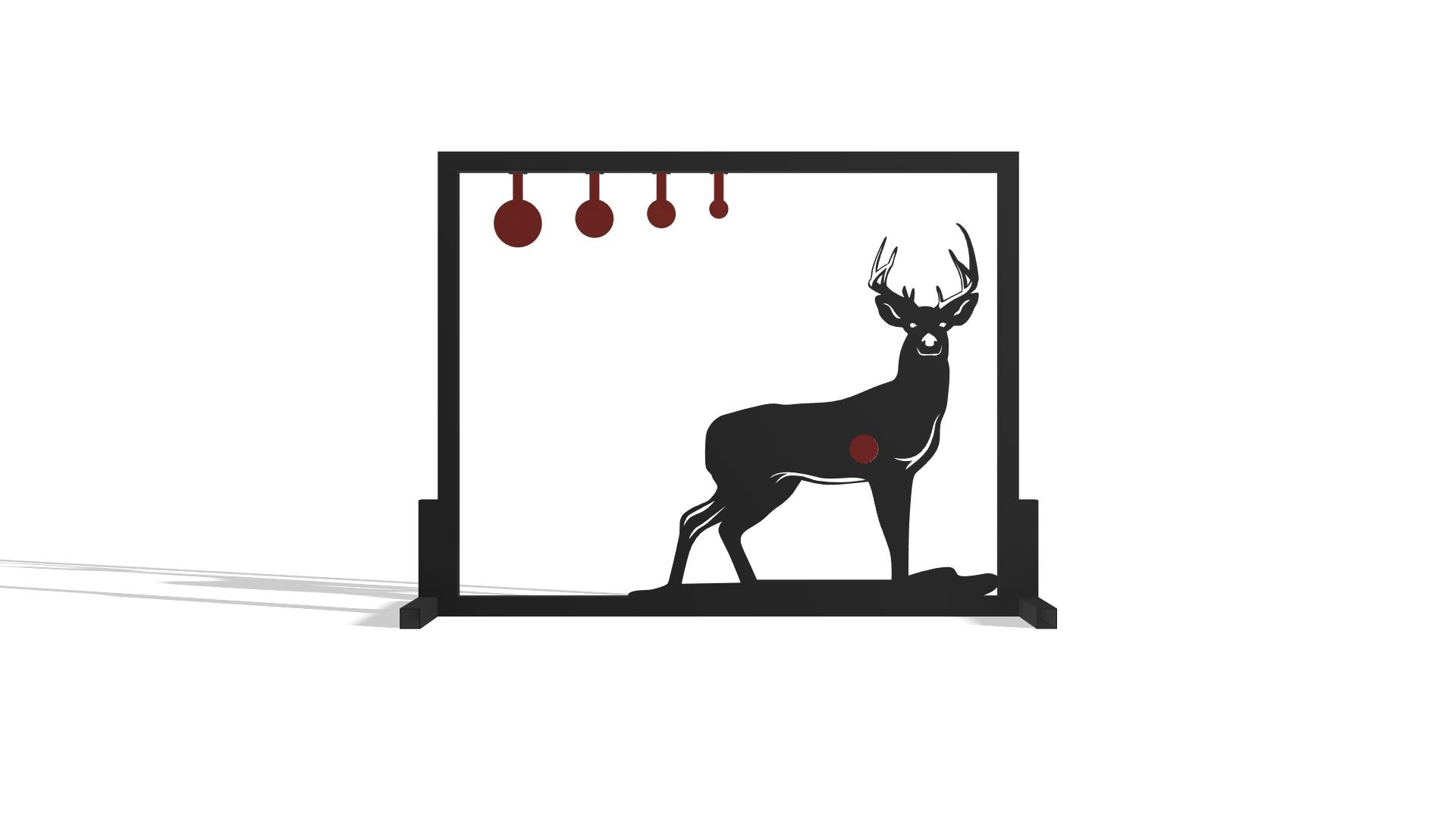 Deer Shooting Target DXF & Blueprints - Etsy