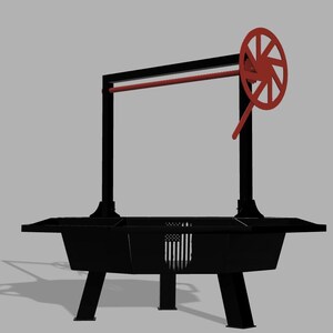 Octagon Santa Maria Grill DXF & Blueprints - Etsy