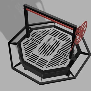 Octagon Santa Maria Grill DXF & Blueprints - Etsy