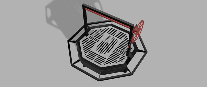 Octagon Santa Maria Grill DXF & Blueprints - Etsy