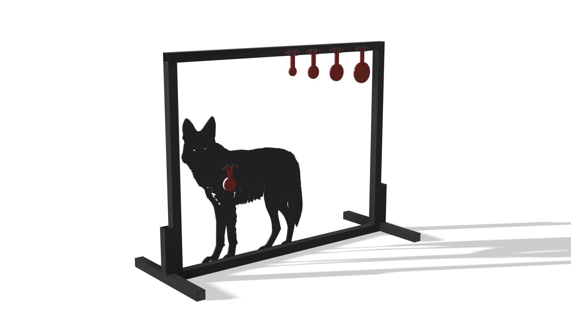 Coyote Shooting Target DXF & Blueprints - Etsy