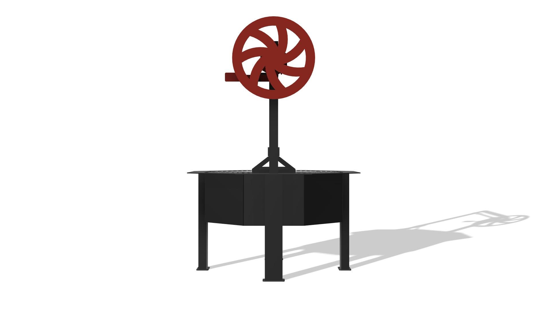 Fire Pit Santa Maria Grill DXF & Blueprints - Etsy