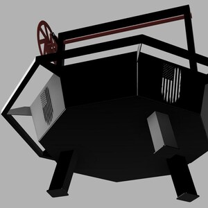 Octagon Santa Maria Grill DXF & Blueprints - Etsy