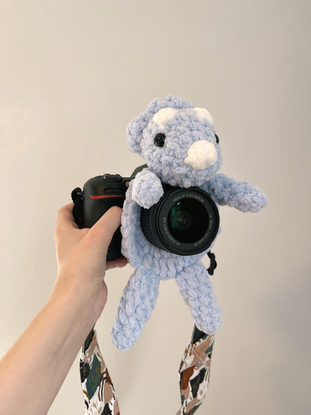 MADE TO ORDER Camera Buddy, Photo Buddy, Lens Friend, Dinosaur, Dino ...