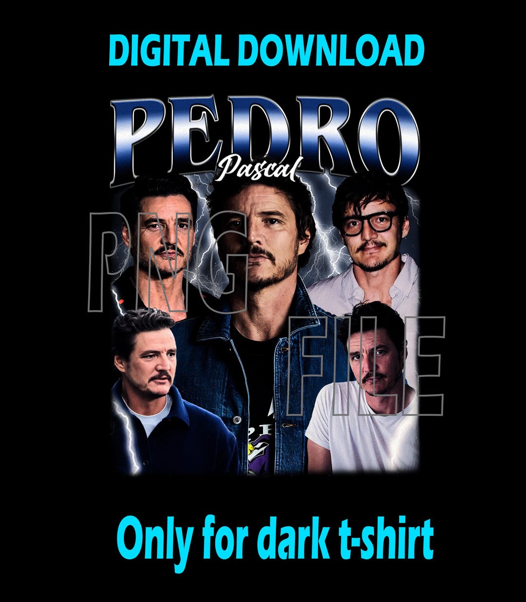 Pedro Pascal SVG, Pedro Pascal PNG, Camiseta Pedro Pascal DTG, DTF ...