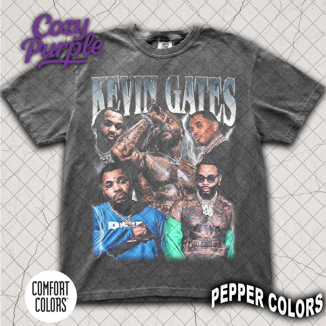 Limited Comfort Colors Kevin Gates T-shirt, Vintage T-shirt, Gift for ...