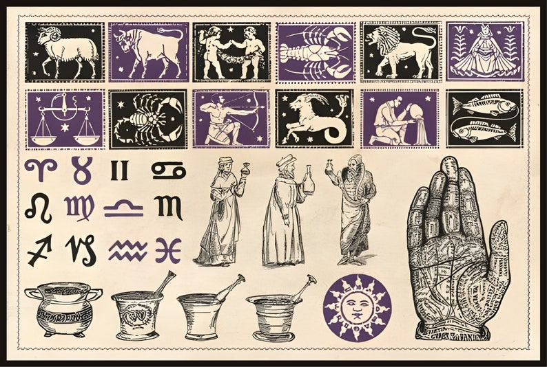 Metaphysics 190+ Vector Illustrations, Authentic Vintage Graphics ...