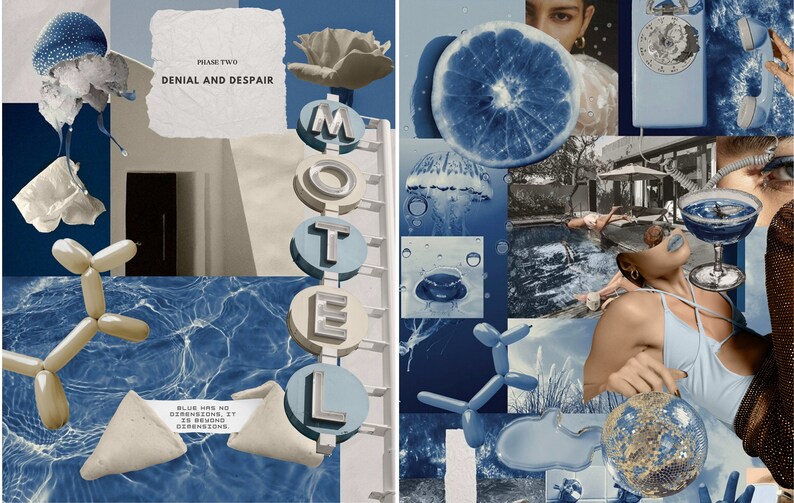 Metamorphosis *six Stages of Grief Collage Pack, 220clipart Bundle ...