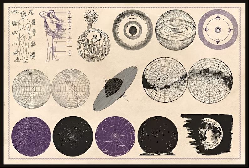 Metaphysics 190+ Vector Illustrations, Authentic Vintage Graphics ...