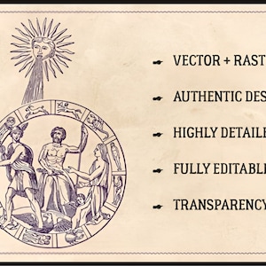 Metaphysics 190+ Vector Illustrations, Authentic Vintage Graphics ...