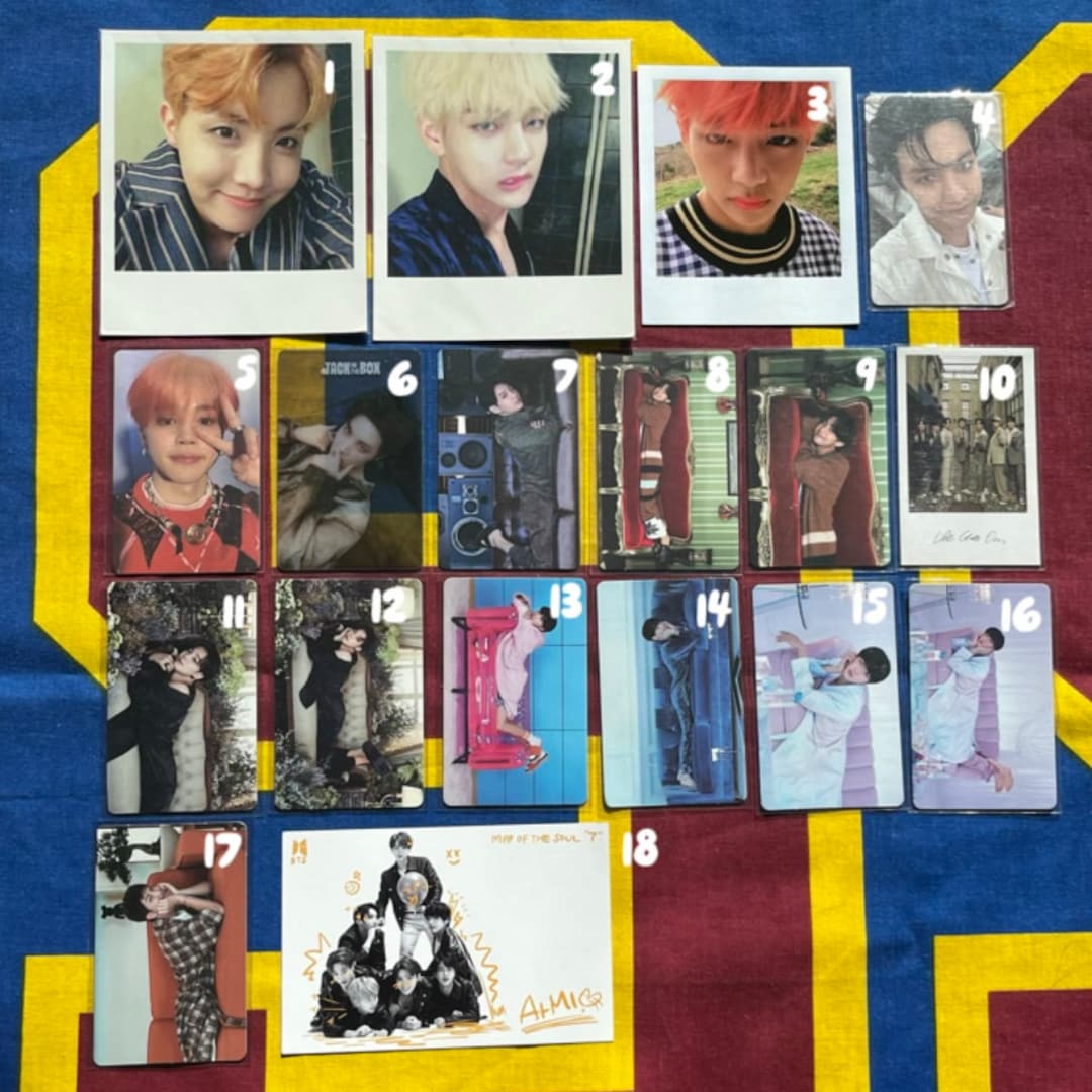 BTS offical Photocards , Postcards , Mini Pcs - Etsy
