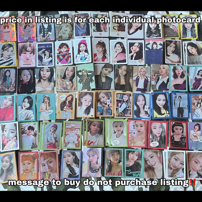 Twice Official Album Photocards - Etsy