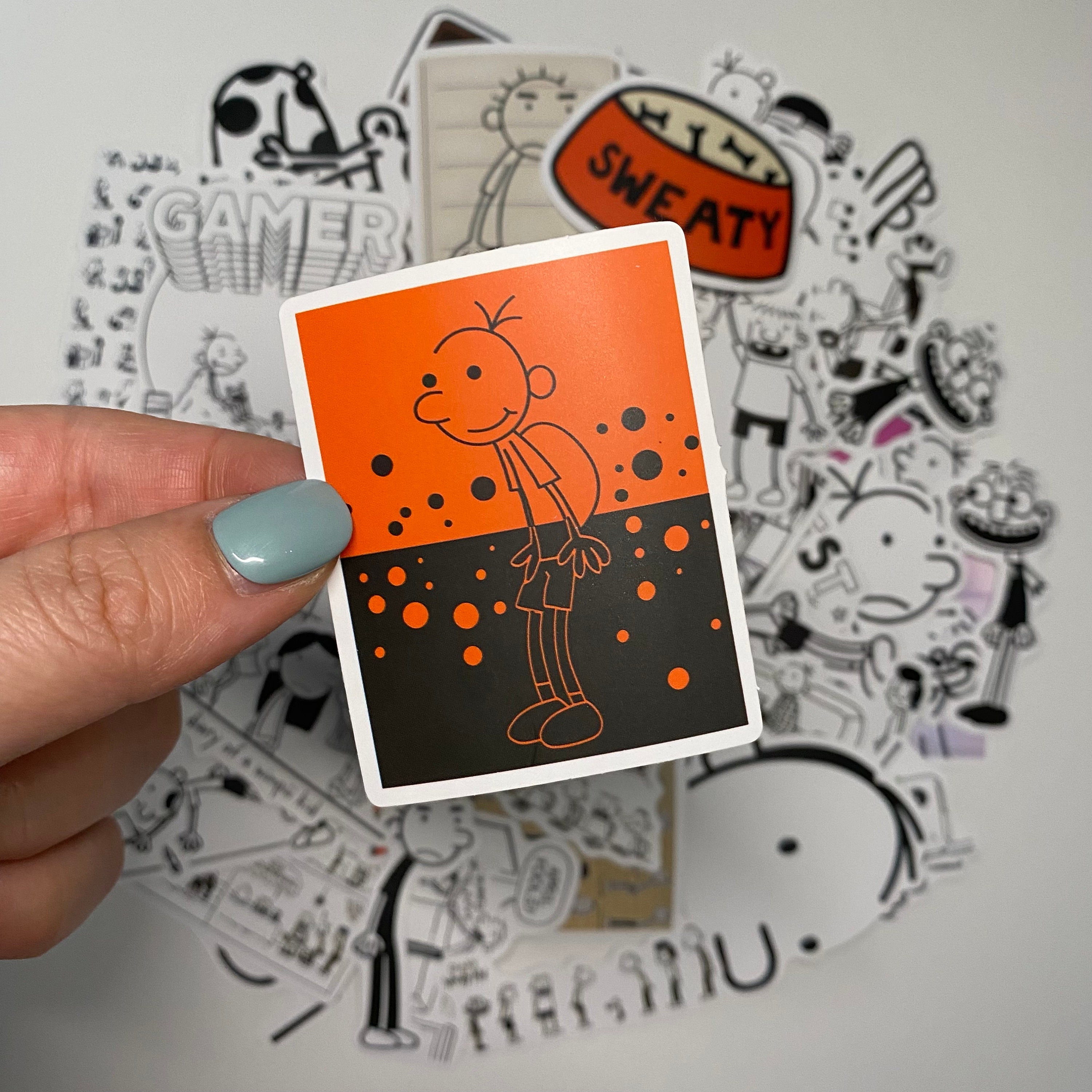 50 Diary of a Wimpy Kid Stickers/greg Heffley - Etsy