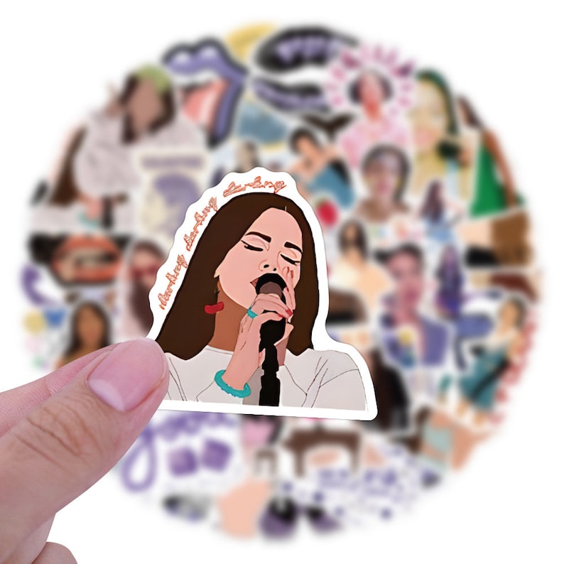 50 GUTS Album Sticker Pack/olivia Rodrigo Stickers/gift/purple - Etsy