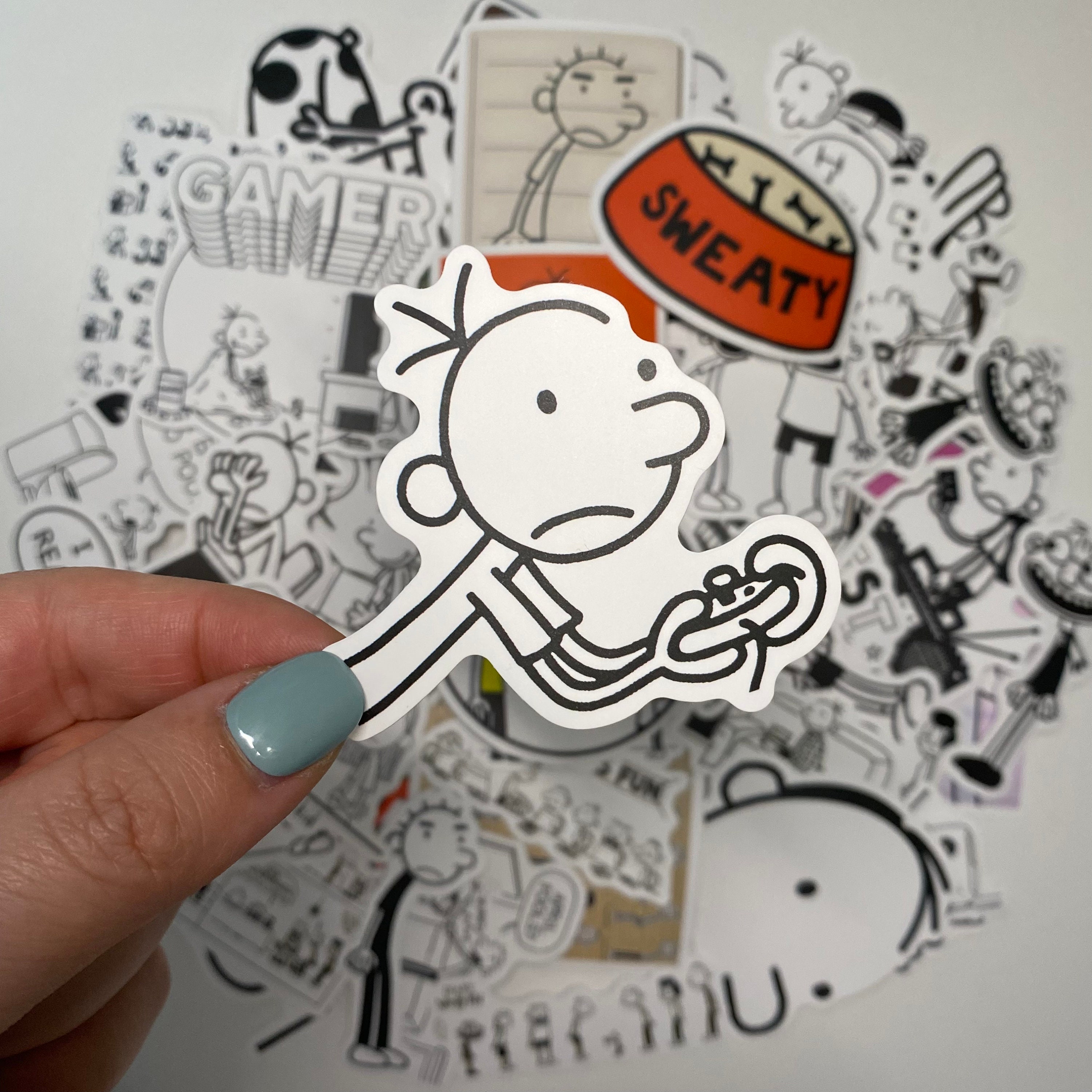 50 Diary of a Wimpy Kid Stickers/greg Heffley - Etsy