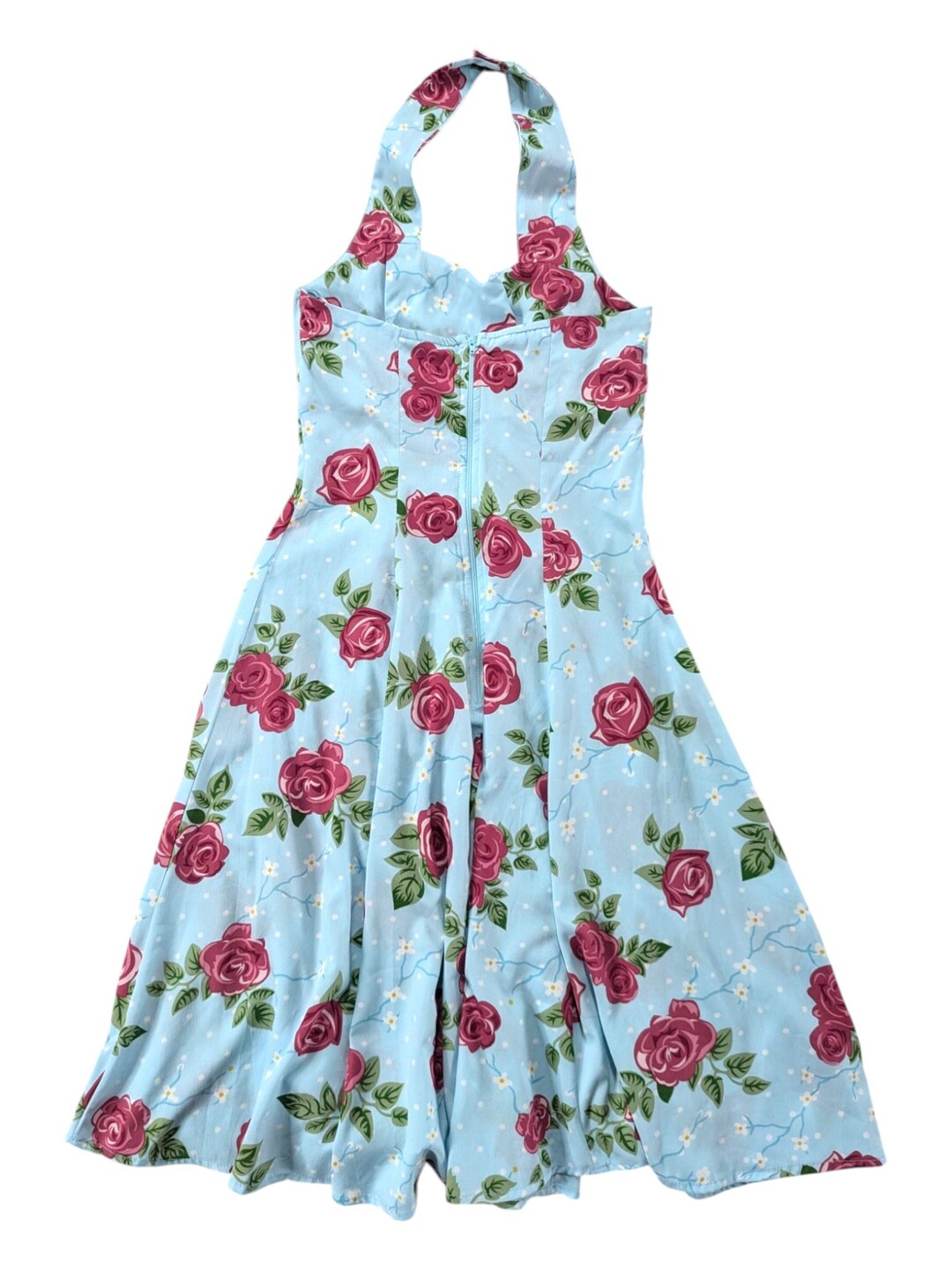 Hell Bunny Vixen Retro 1950s-style Halter Neck Dress - Vintage Y2K ...