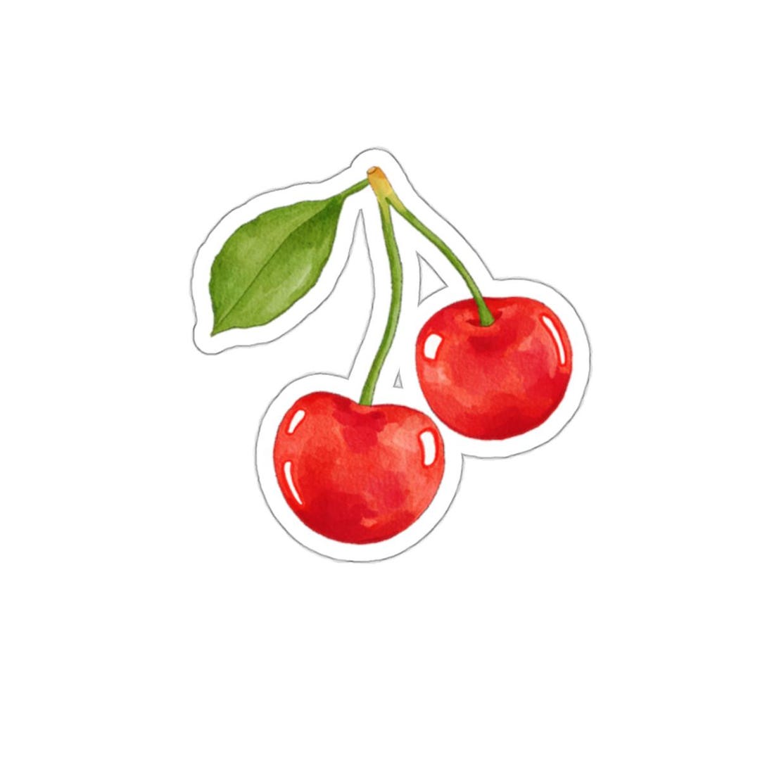 Kiss-cut Stickers, Cherry Sticker, Fruit Stickers, Home and Accessories ...