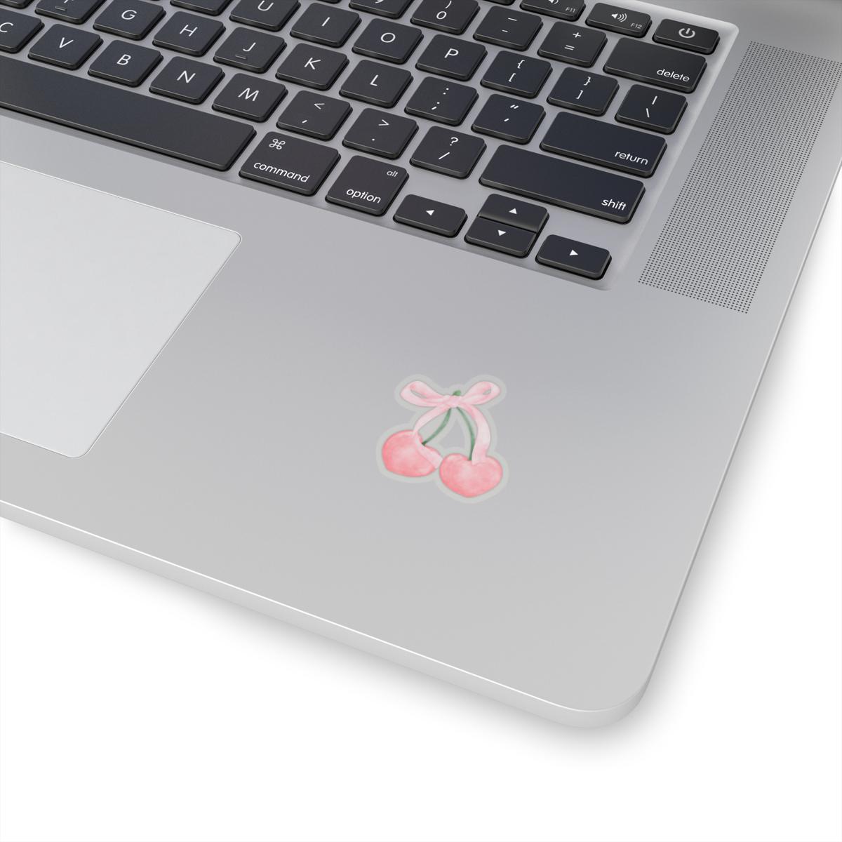 Kiss-cut Stickers, Cherry Sticker, Bow Sticker, Fruit Bows Stickers ...