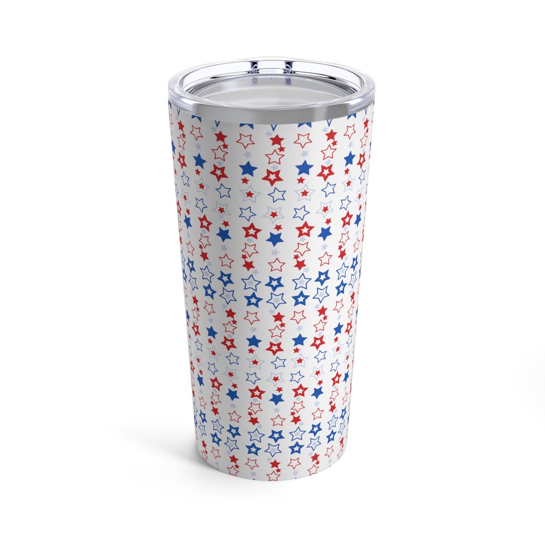 Tumbler 20oz, 4th of July, Memorial Day, Labor Day Cups, Red/white/blue ...