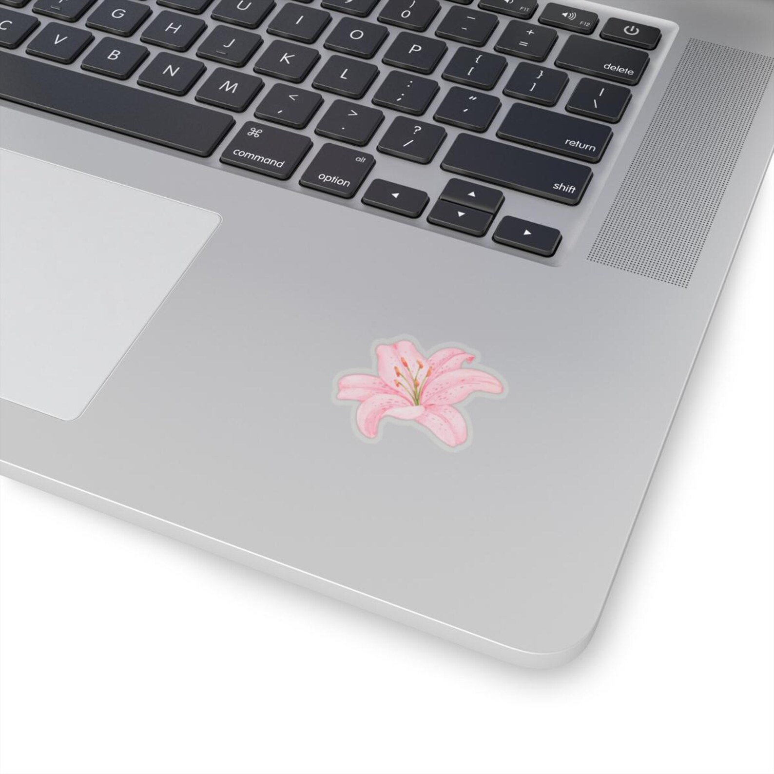 Kiss-cut Stickers, Floral Sticker, Flowers, Pink Flower Cut Out Sticker ...