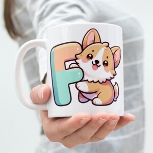 Cute Corgi Alphabet Clipart, Transparent PNG, Nursery Clipart, Free ...
