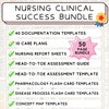 Nursing Clinical Bundle | Documentation Templates | Nursing Care Plans ...