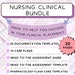 Nursing Clinical Bundle | Documentation Templates | Nursing Care Plans ...