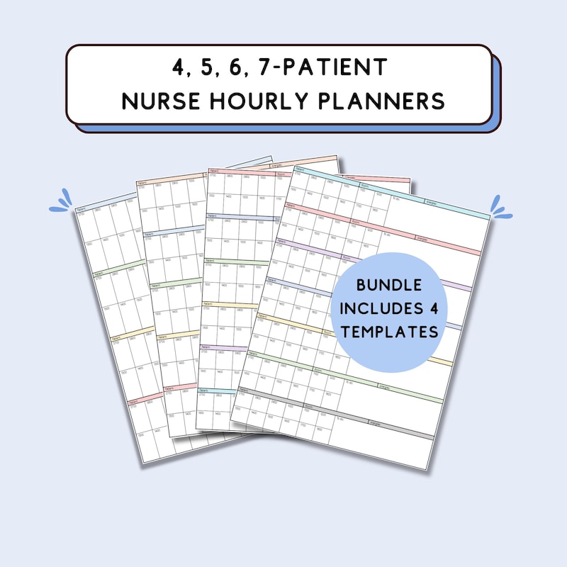 Nurse Rounding Sheet - Etsy