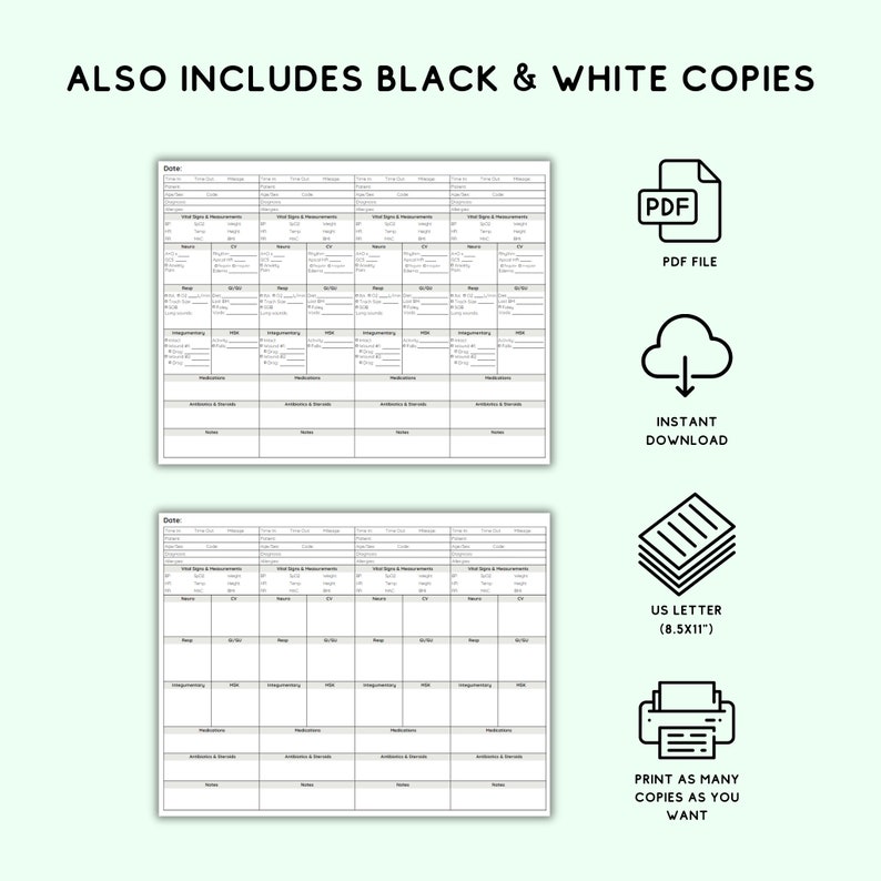 Hospice Visit Sheet for Nurse Hospice Report Sheet for Nurse Home ...