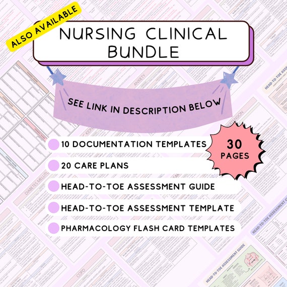 Nursing Clinical Documentation Templates