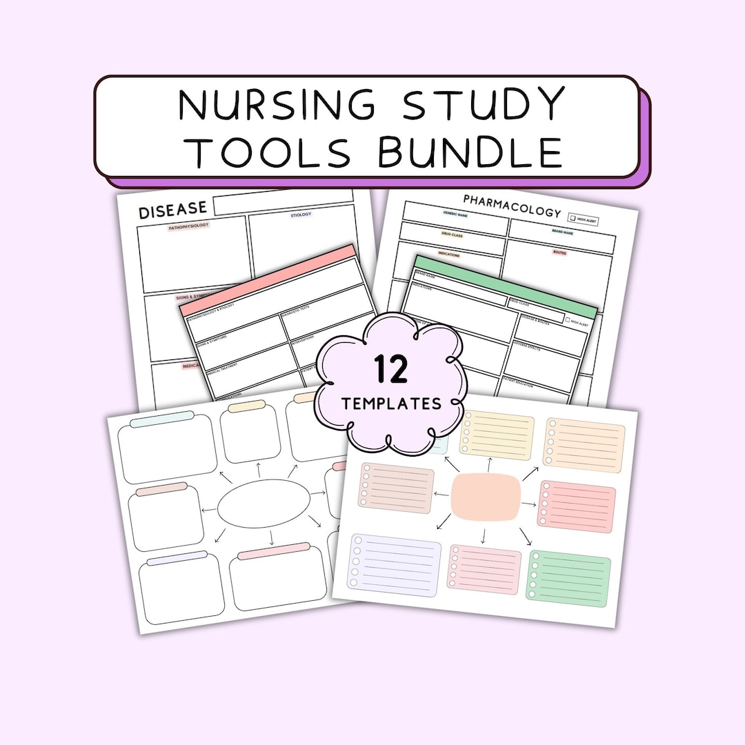 Nursing Student Study Notes for Nursing Student Studying Tool for ...