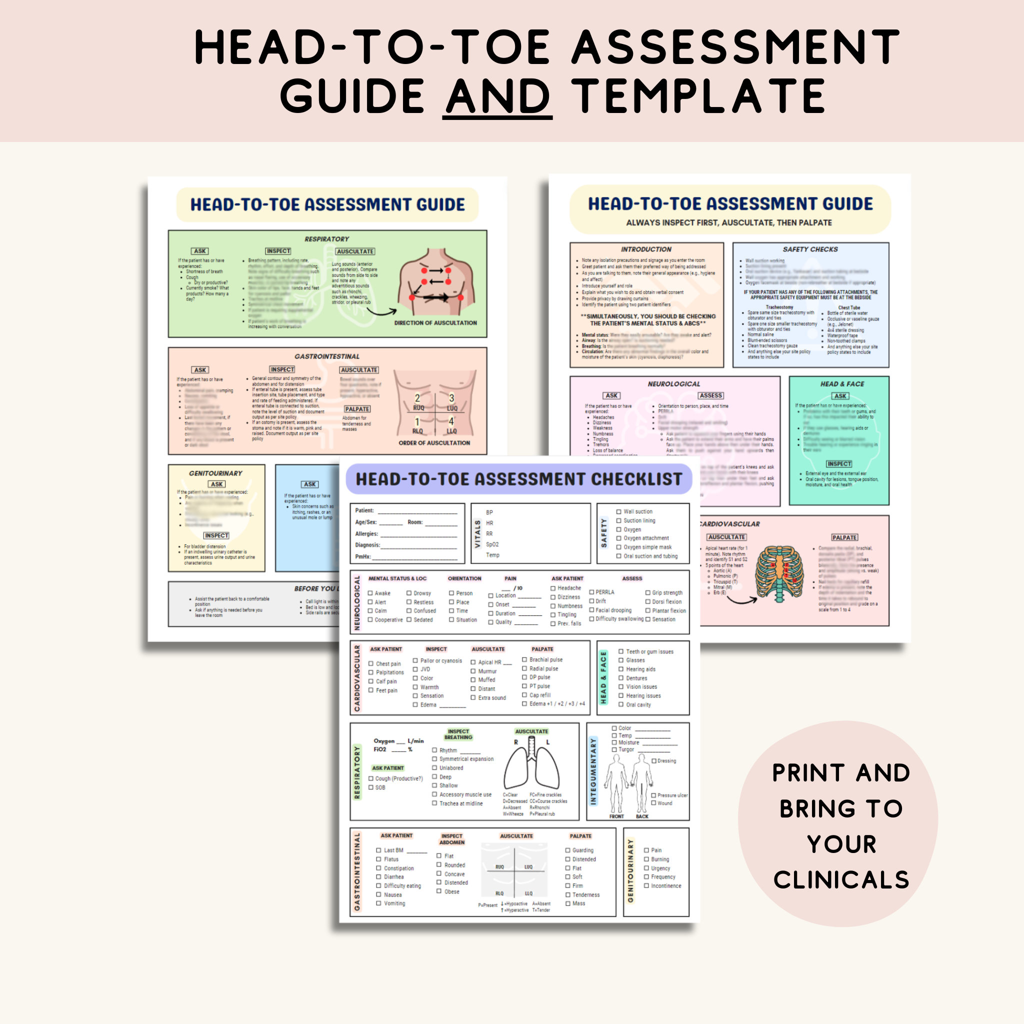 Nursing Clinical Success Bundle to Succeed in Nursing School for ...
