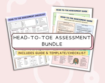 Head to Toe Assessment Template for Nursing Student Head to Toe ...