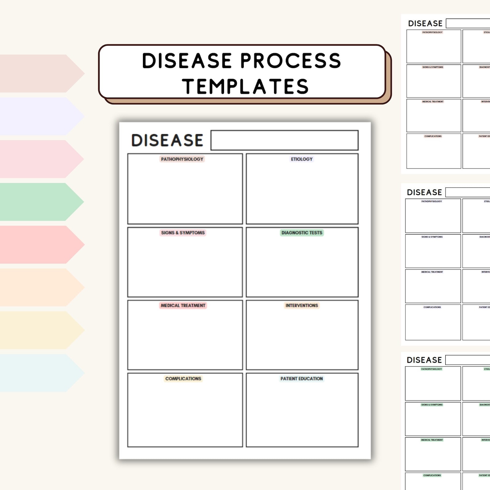 Fillable Disease Process Template for Med Surg Disease Process Template ...