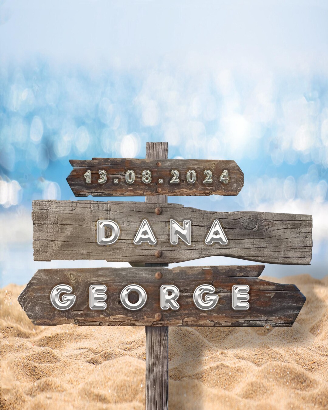 Personalized Name Street Sign, Custom Name Date , Crossroad Street Sign ...