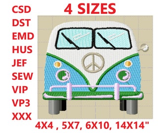 VW Volkswagen Machine Embroidery Design / VW Embroidery /volkswagen Bus ...