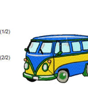 VW Volkswagen Machine Embroidery Design / VW Embroidery /volkswagen Bus ...