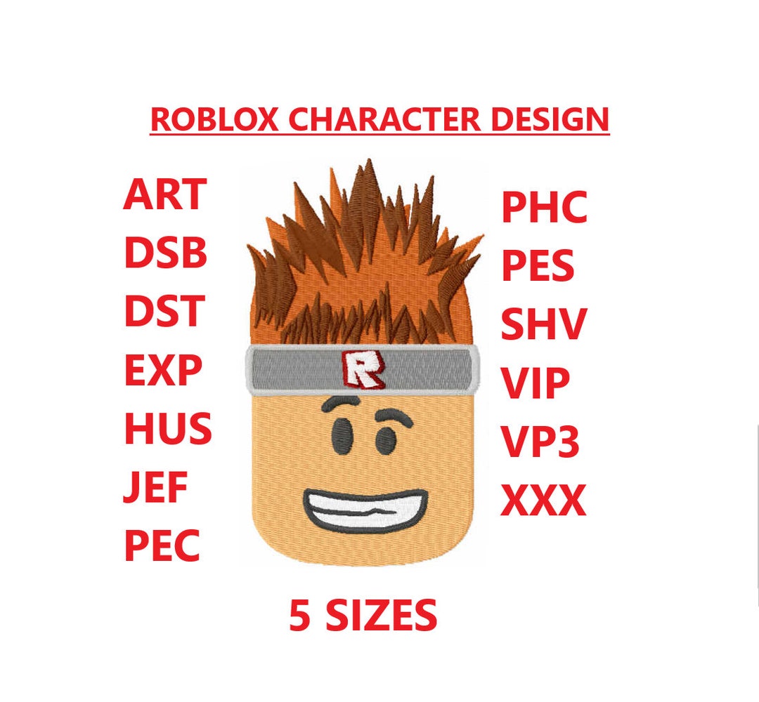 Roblox Machine Embroidery Design / Roblox Embroidery Pattern / 5 Sizes ...