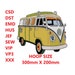 VW Volkswagen Machine Embroidery Design / VW Embroidery /volkswagen Bus ...