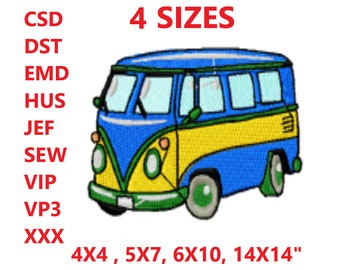 VW Volkswagen Machine Embroidery Design / VW Embroidery /volkswagen Bus ...