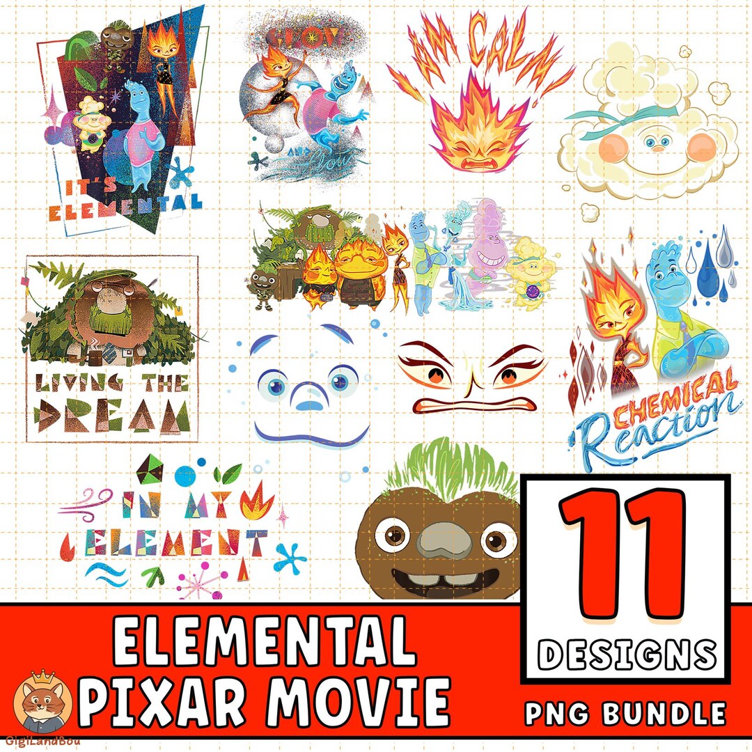 Magic Kingdom Elemental Printable Digital Download Elemental Bundle ...