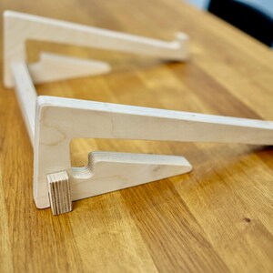 Ergonomic Wooden Laptop Stand – Adjustable and Portable for Home Office ...