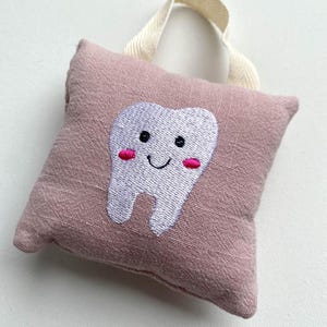 Personalized Tooth Fairy Pillow With Name – Embroidered Tooth – Custom ...