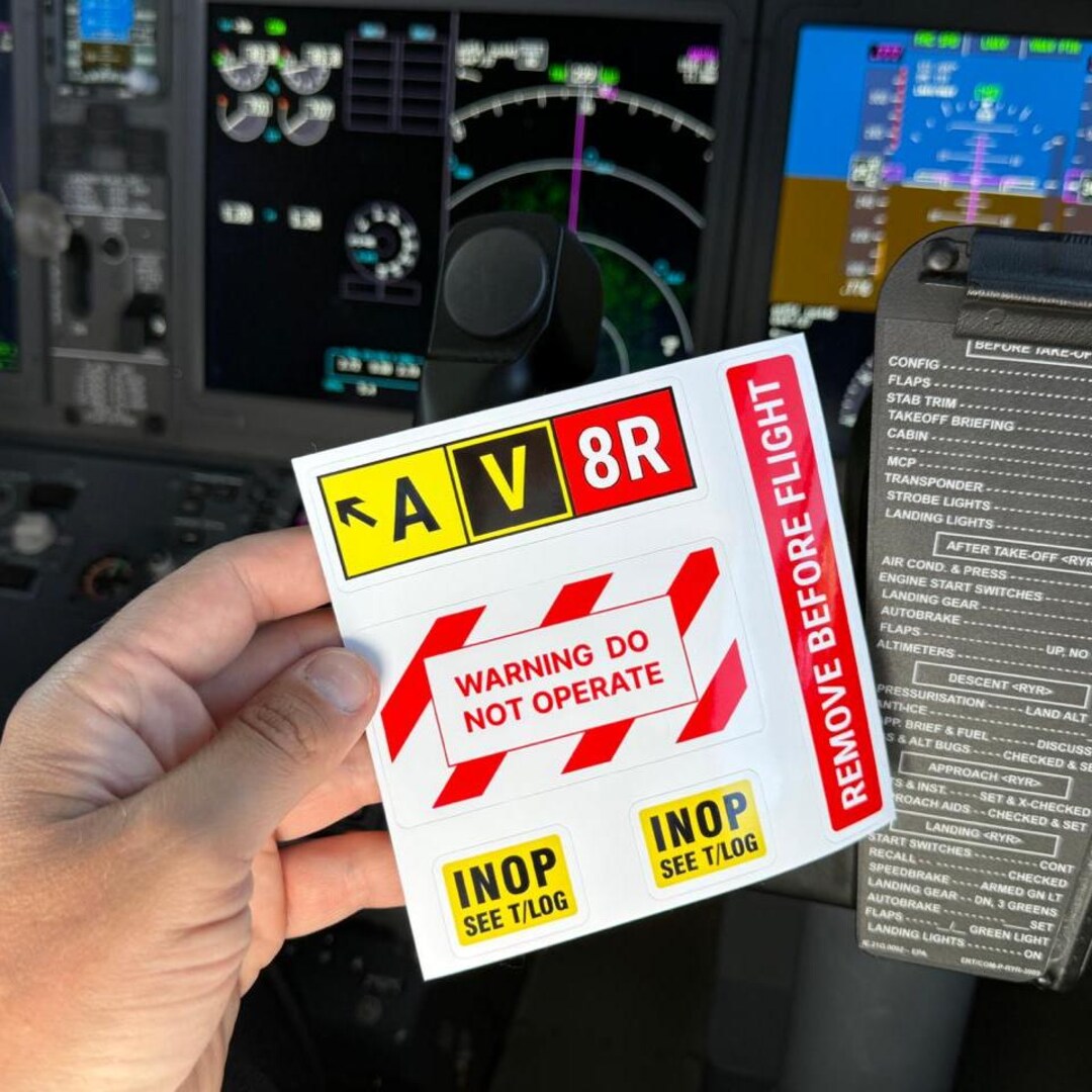 Aviation Sticker Set: Pilot, Aircraft Mechanic, Flight Safety Decals - Etsy