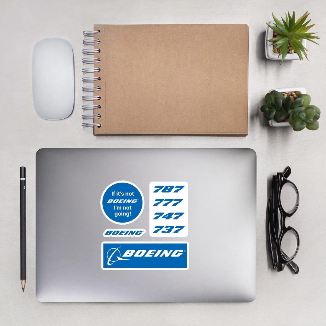 Boeing Stickers, Boeing Set, Aviation Stickers, Pilot Gift, B777, B787 ...