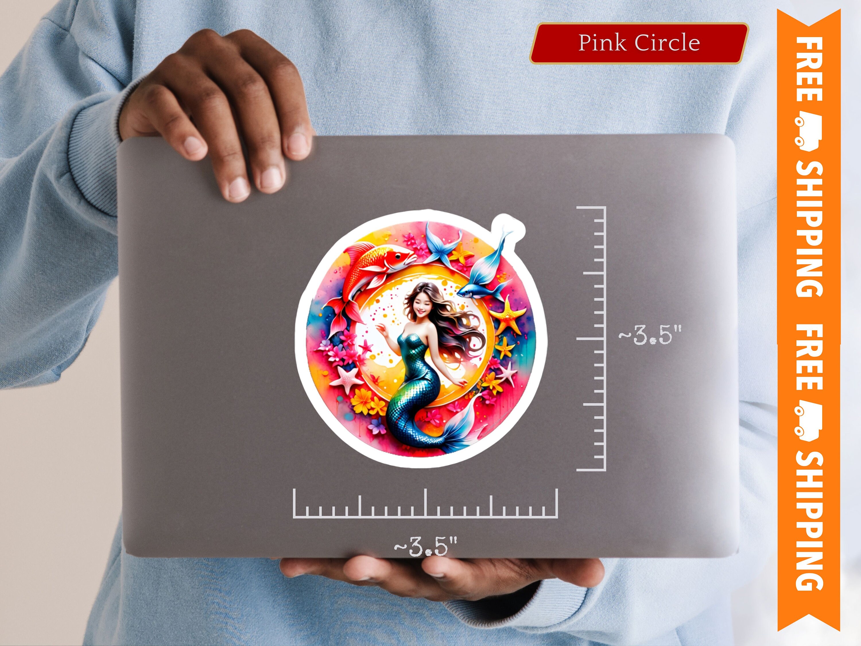 Mermaid Sticker, Mermaid Decal, Gift for Sister, Teacher, Friend ...