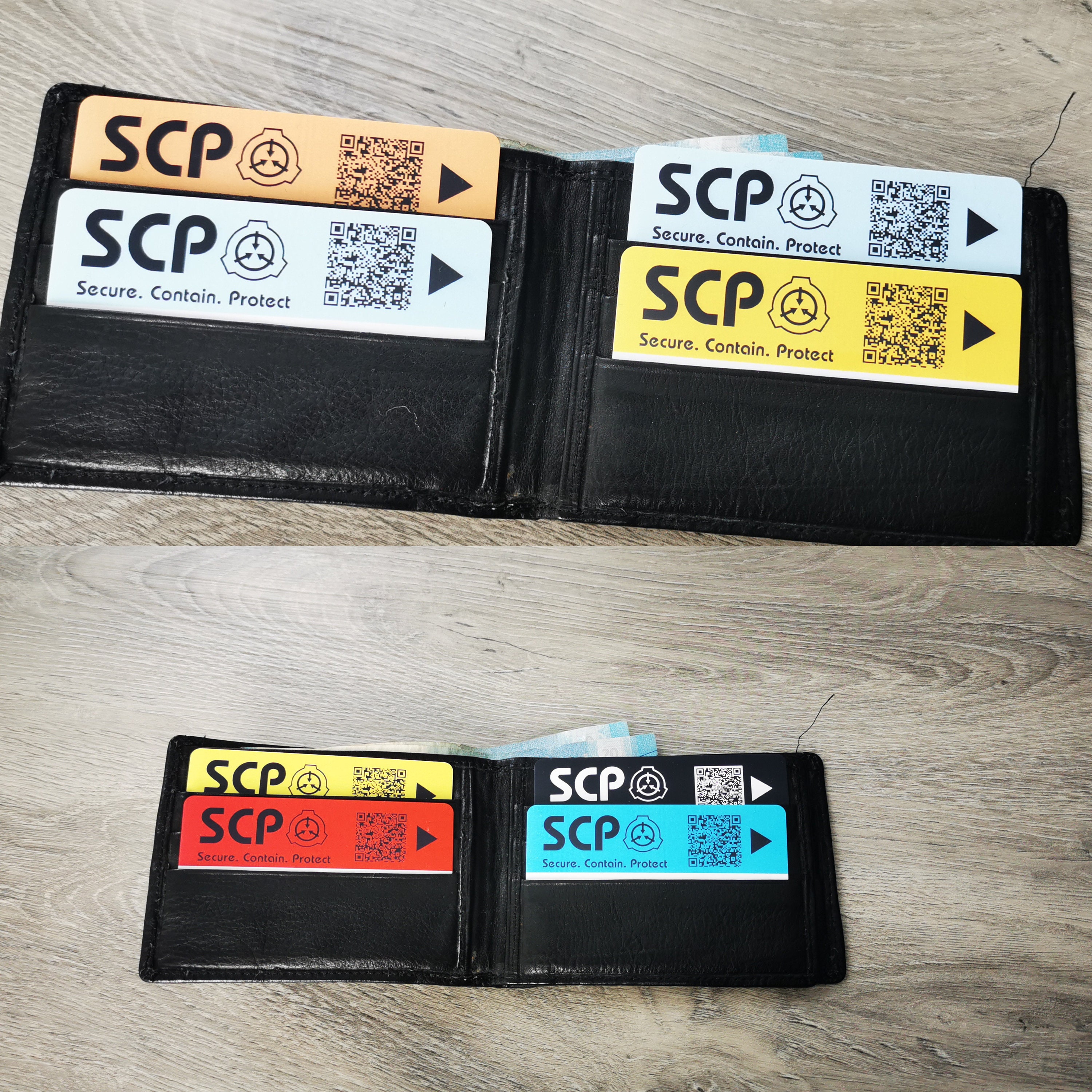 SCP Access Cards Containment Breach Video Game Secret Laboratory ID ...