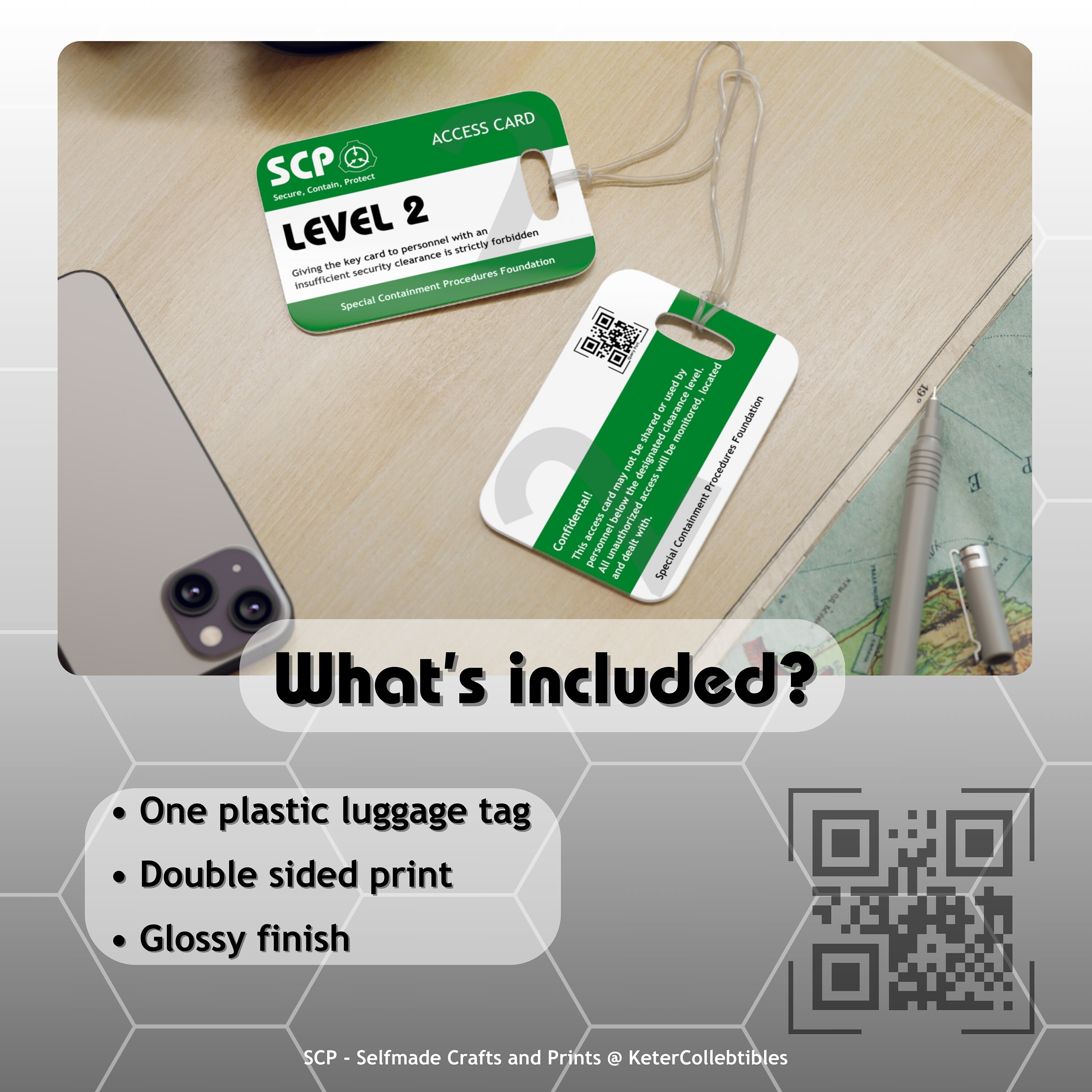 SCP ID Card, Cosplay ID Card, Mtf Id Card, Access Card, Scp Foundation, Role Playing Games, Task ...